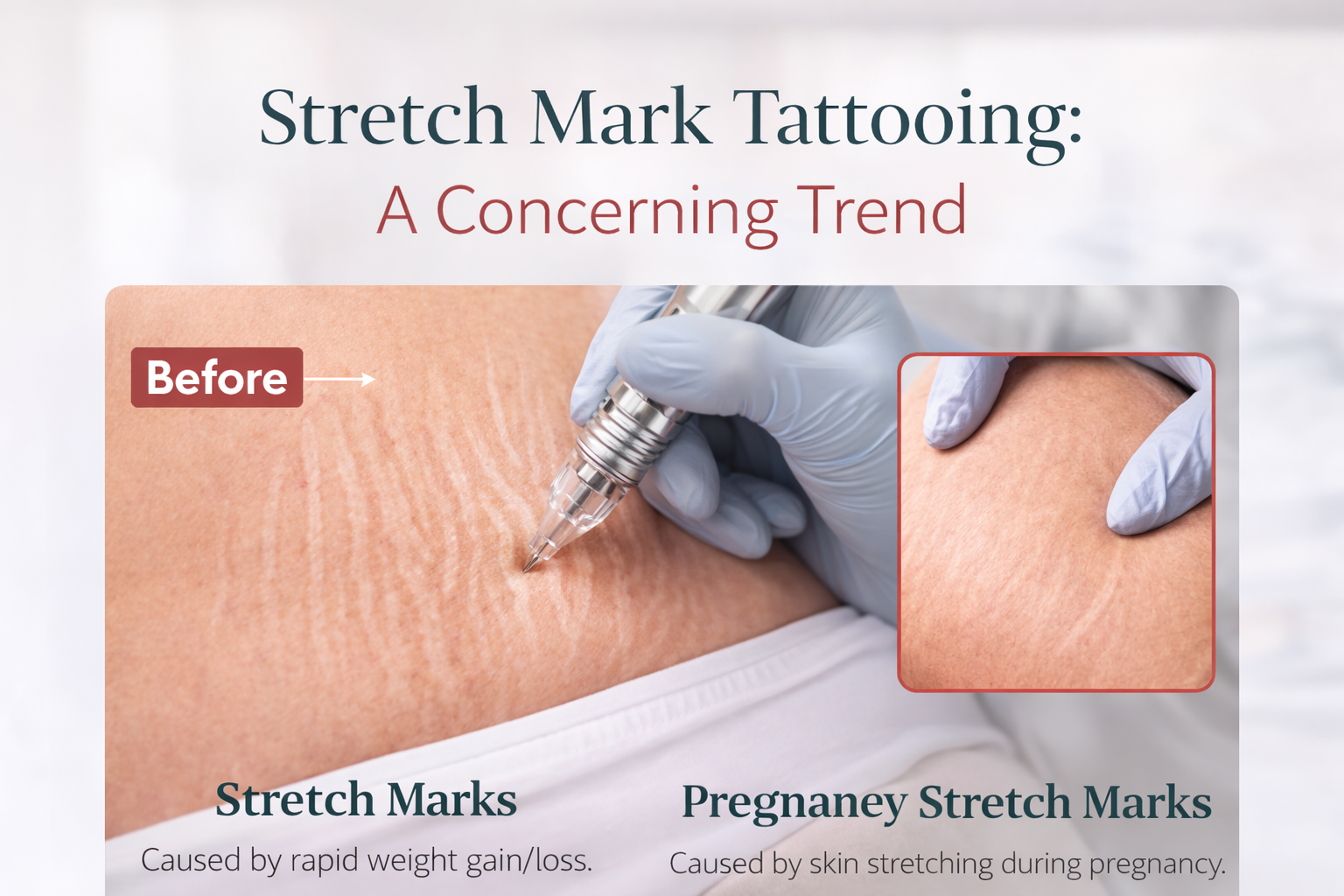 Stretch Mark Tattooing: A Concerning Trend - Hatsu Clinic